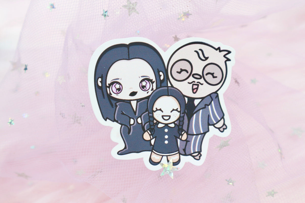 DIE-CUT THE ADDAMS FAMILY Milky Ronfo & Pinguina – Angela Smile